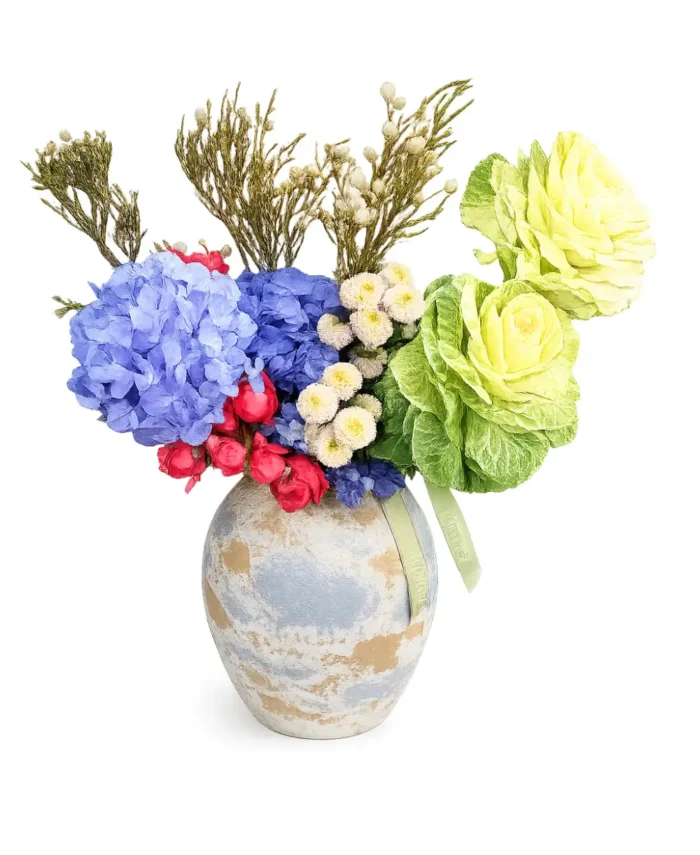 Botanical Symphony Luxury Vase Arrangement – Artistic Floral Décor ...